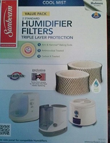 Sunbeam SF212PDQT2-WM Humidifier Filter, 2pk free image download