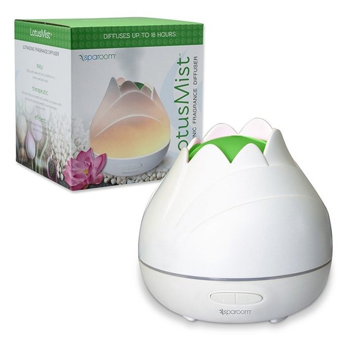 SpaRoom LotusMist Essential Oil Diffuser Lotus Flower Shaped ...