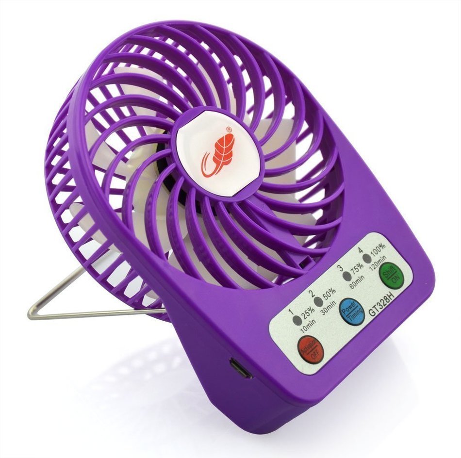 BearsFire Mini Handheld Pocket Fan Timing Set Electric Personal Fans ...