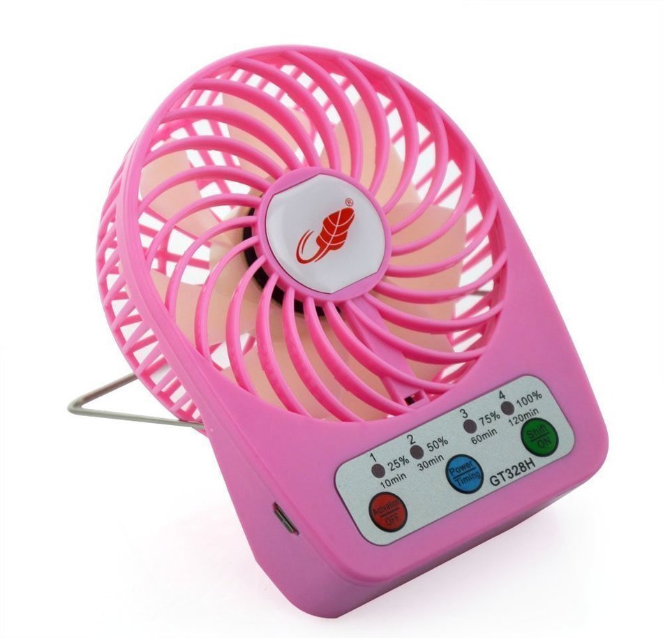 BearsFire Mini Handheld Pocket Fan Timing Set Electric Personal Fans ...