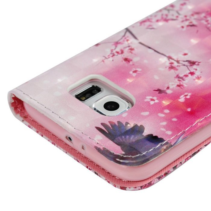 S6 Case,Samsung Galaxy S6 Case - Wallet 3D Effect Colorful Print ...