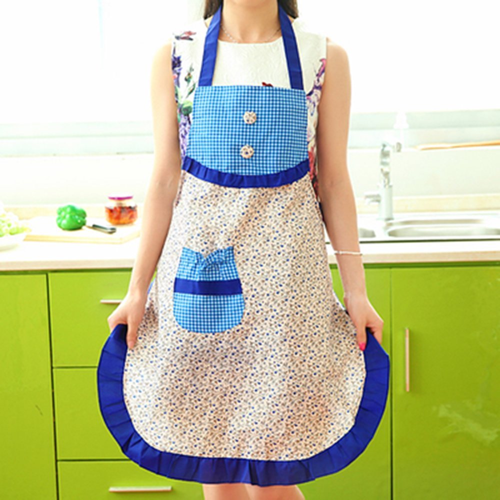 Spritech(TM) Lovely Long Sleeves Antifouling Cartoon Chef Apron for ...