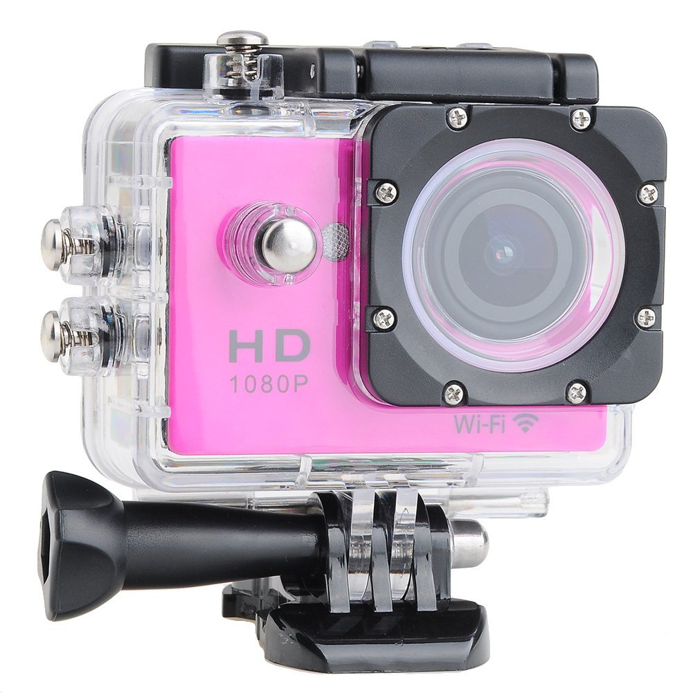 Progre® WIFI Action Digital Camera 12MP Full HD 1080P 30FPS 2.0inch LCD ...