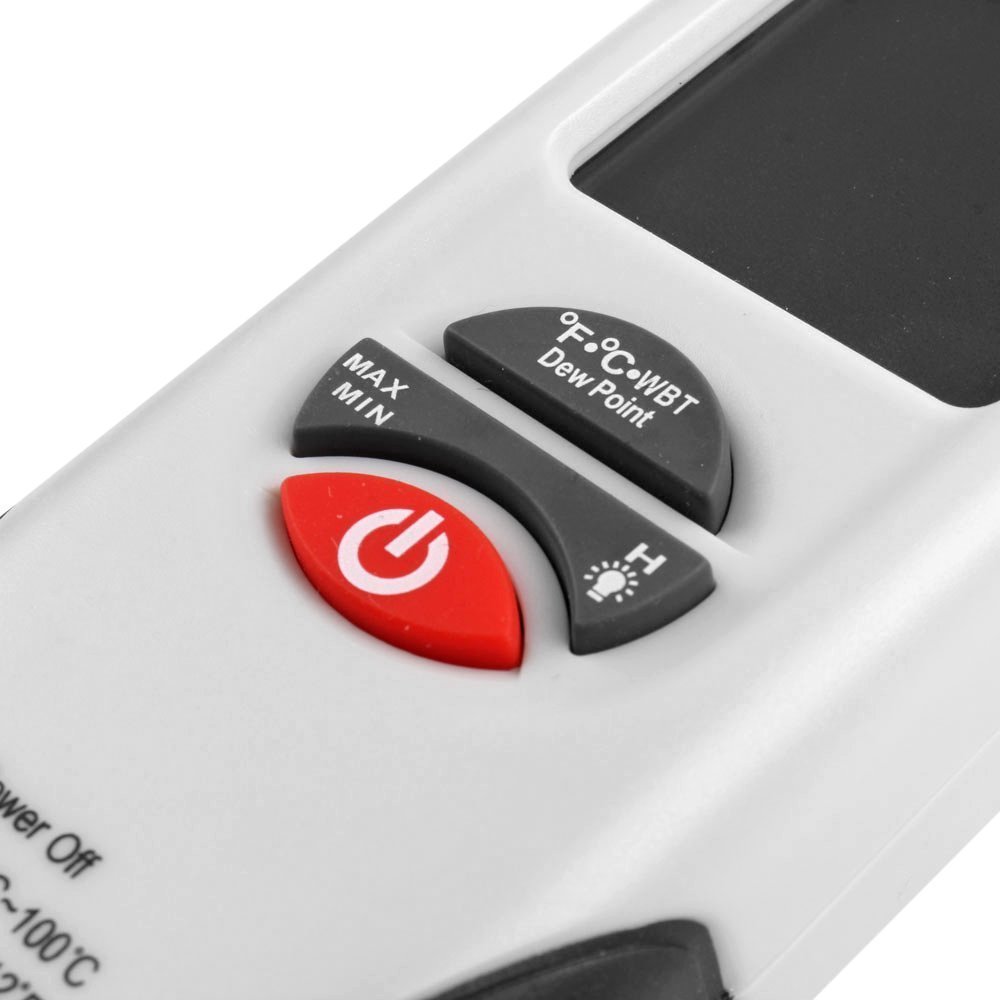 UpHere Weather Fast Response Air Thermo-Hygrometer with Wet Bulb ...