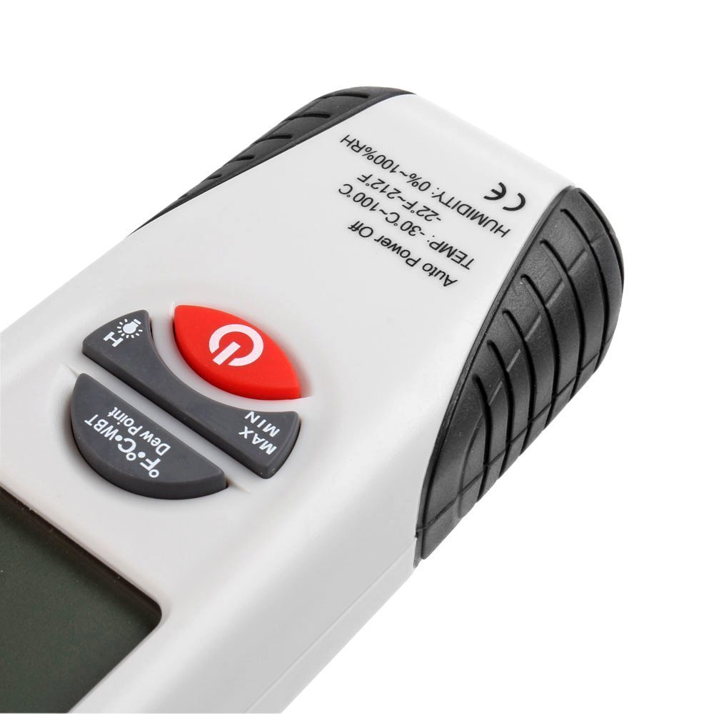 UpHere Weather Fast Response Air Thermo-Hygrometer with Wet Bulb ...