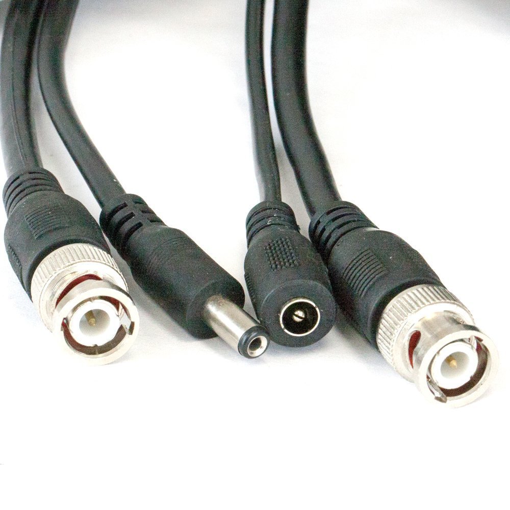 GW Security Professional Grade RG59 Siamese Combo Coaxial Cable Pre ...