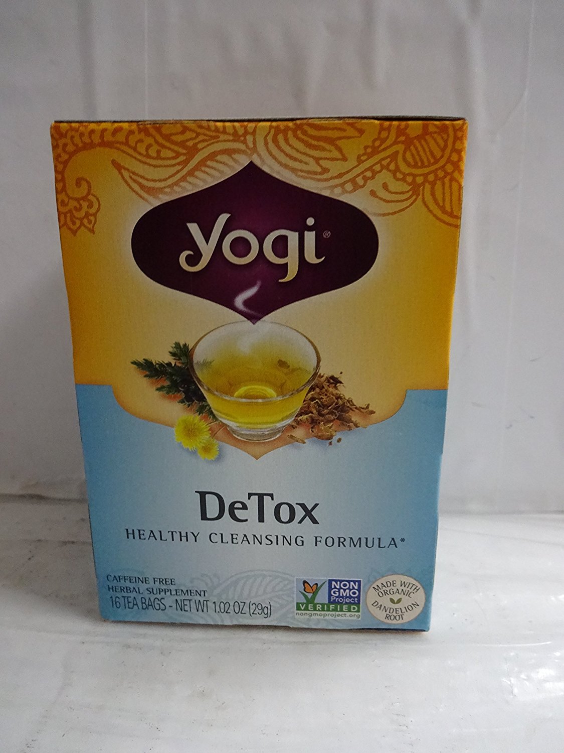 Yogi Organic Detox Tea, 16 ct N6 free image download