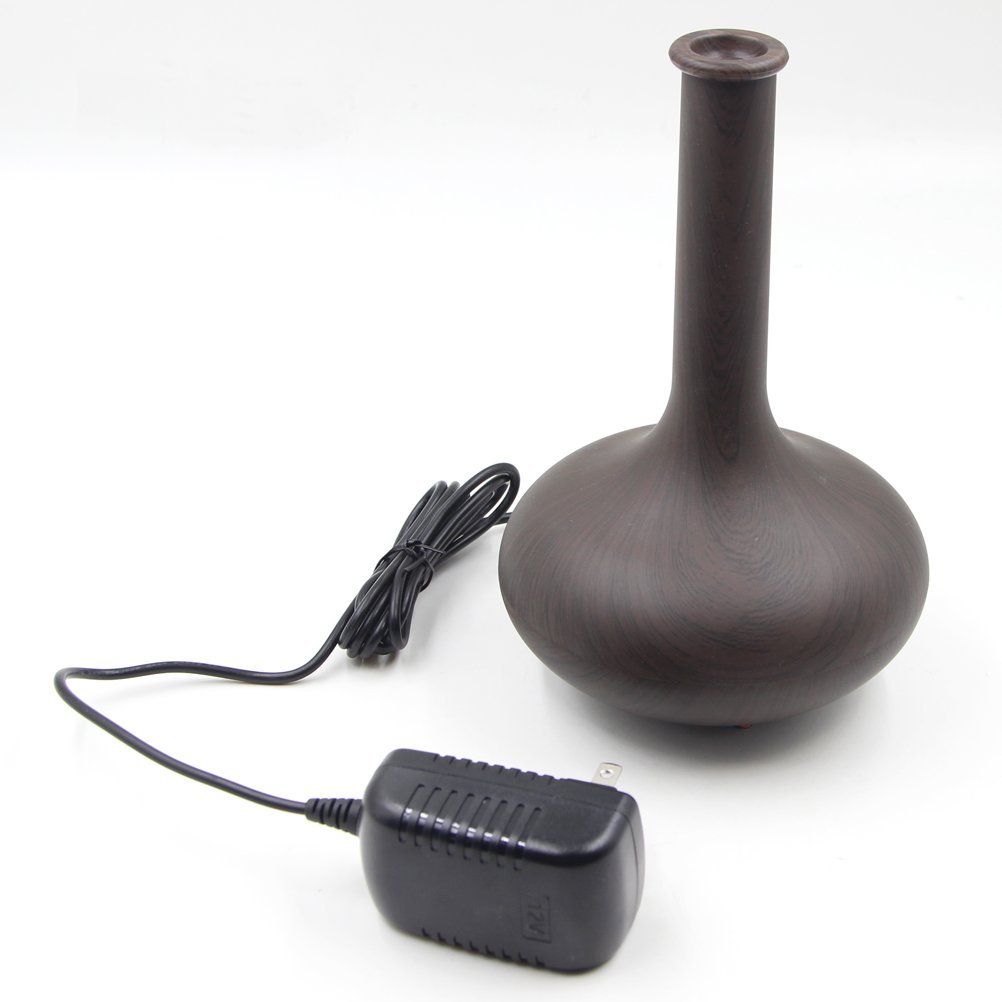 Yontree Essential Oil Diffuser Classic Wood Grain Ultrasonic Humidifier ...