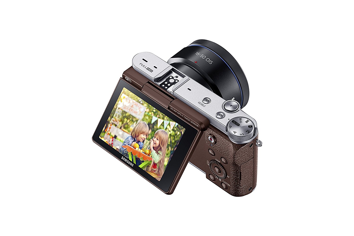 Samsung NX3000 Wireless Smart 20.3MP Mirrorless Digital Camera with 16 ...