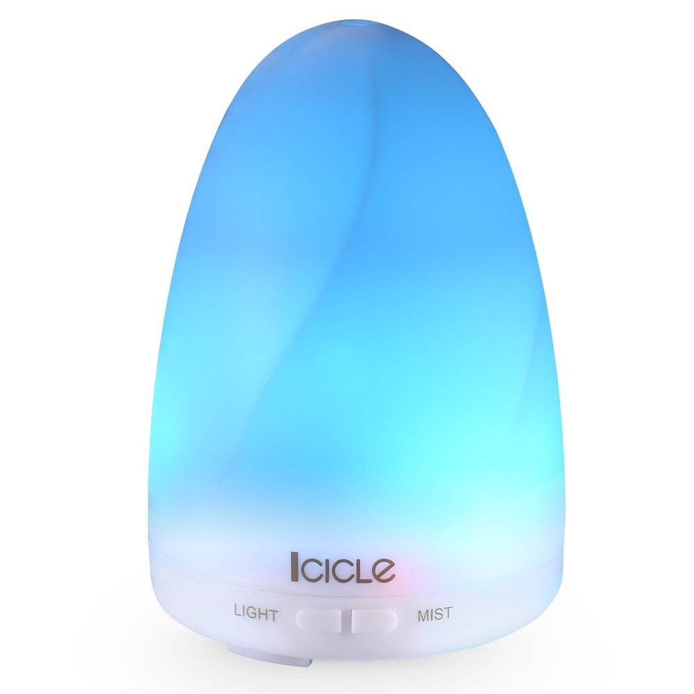 Icicle 100ml Aroma Essential Oil Diffuser, Ultrasonic Cool Mist ...