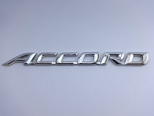 Accord Emblem Badge Car Accessories with chrome effect and 3M Adhesive ...