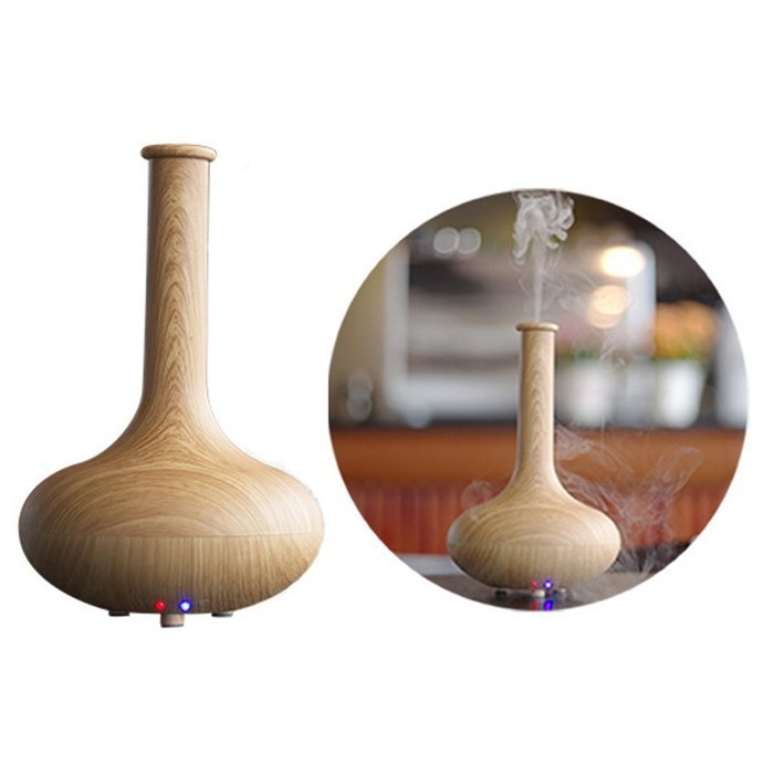 Yontree Essential Oil Diffuser Classic Wood Grain Ultrasonic Humidifier ...