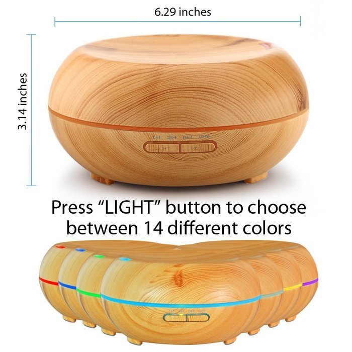 New 2016 Modern Zen House 200 ml Essential Oil Diffuser, Ultrasonic ...