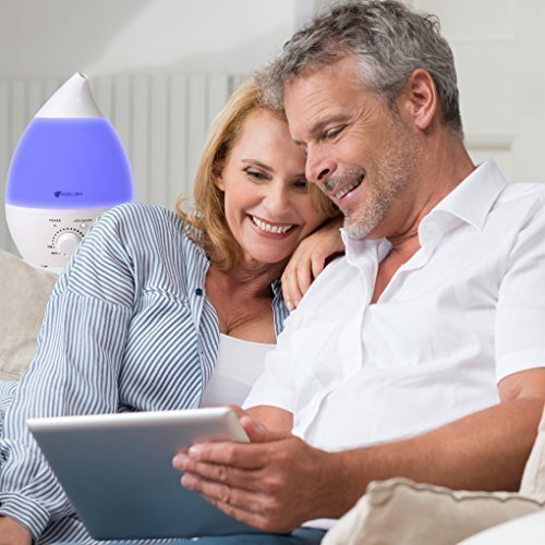 Avalon Ultrasonic Cool Mist Humidifier With Filter, Aroma Diffuser, 7 ...