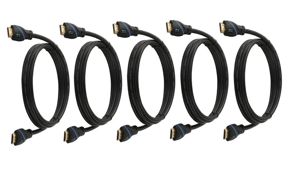 C&E High Speed HDMI Cable, w/ Built-in Signal Booster Supports 3D ...