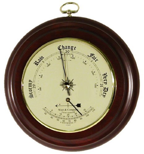 8" Weather Barometer w/ Thermometer by West and Company free image download