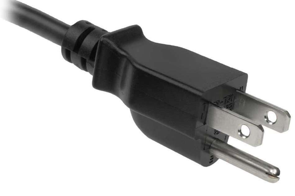 SF Cable, 15ft 16 AWG Universal Power Cord - IEC320 C13 to NEMA 5-15P ...