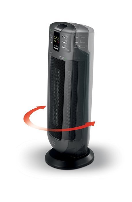 De'Longhi TCH7090ERD Safe Heat 1500W Ceramic Tower Heater with Remote ...