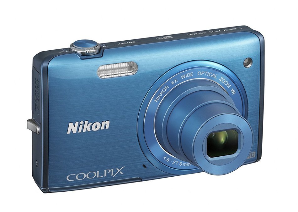 Nikon COOLPIX S5200 Wi-Fi CMOS Digital Camera with 6x Zoom Lens (Black ...