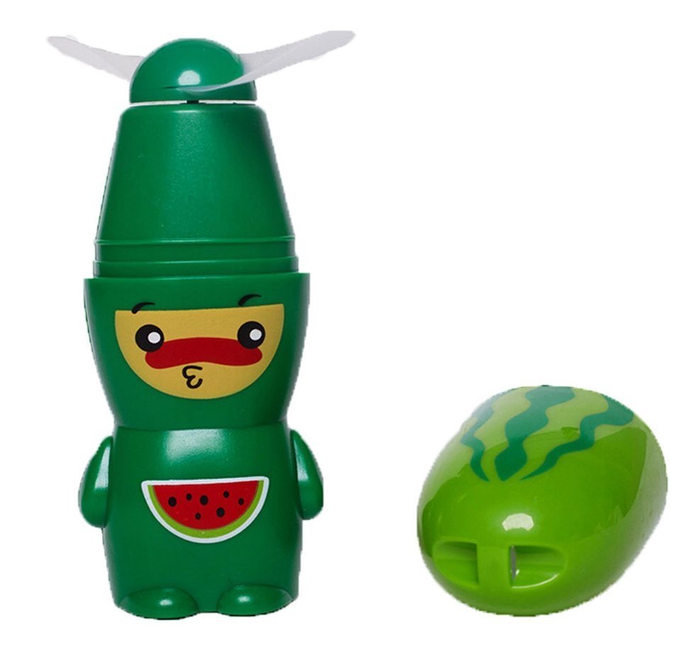 ANKKO Portable Lovely Fruit Style Mini Fan Battery-Operated Cooling Fan ...