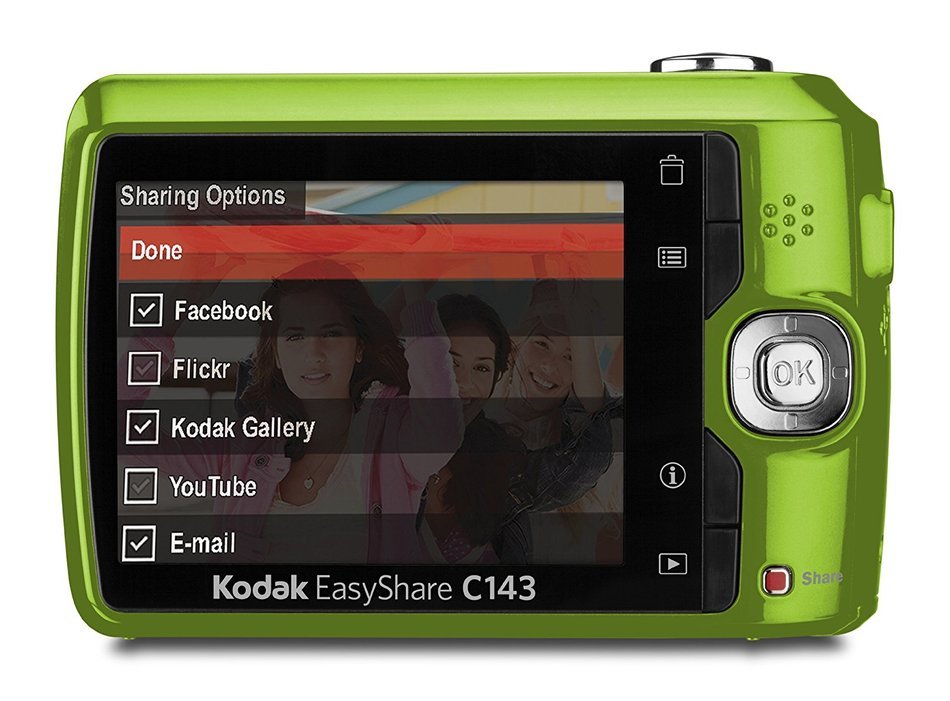 Kodak Easyshare C143 Digital Camera (Green) free image download