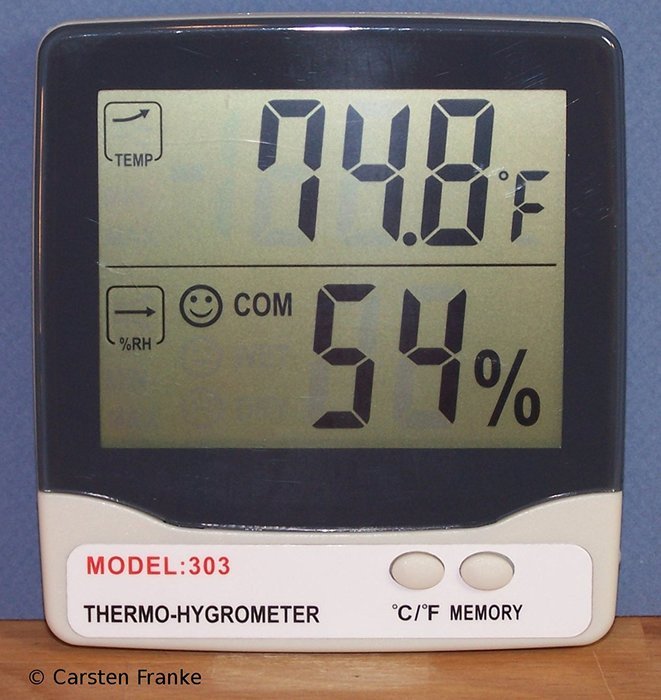 Digital Temperature Humidity Meter HY303 Hygrometer Thermometer free ...