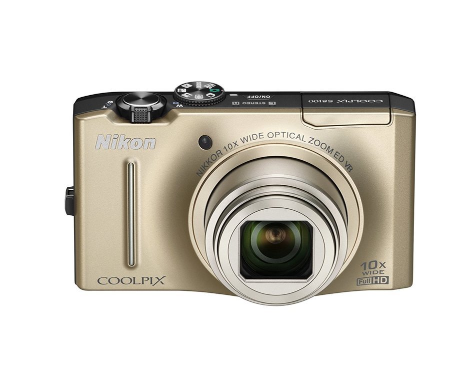 Nikon Coolpix S8100 12.1 MP CMOS Digital Camera with 10x Zoom-Nikkor ED ...