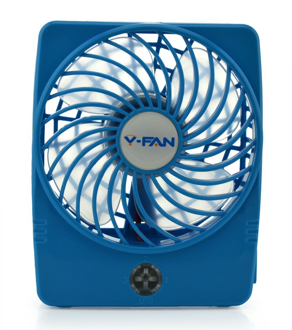 Niceshop® Mini Handheld Square Electrical Portable Rechargeable Fan 3 ...