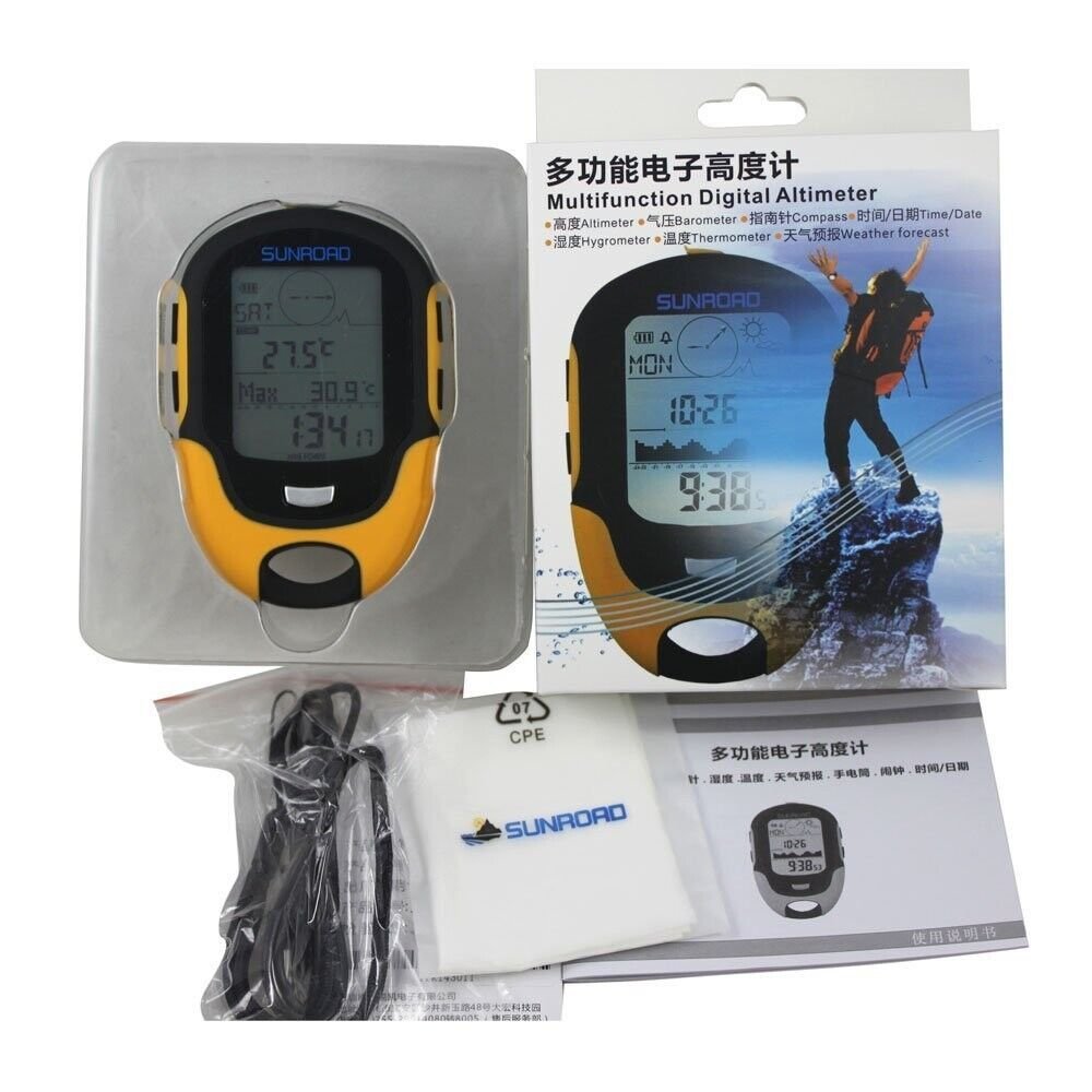 Emperor of Gadgets ® Sunroad FR500 Multifunction LCD Digital Altimeter ...