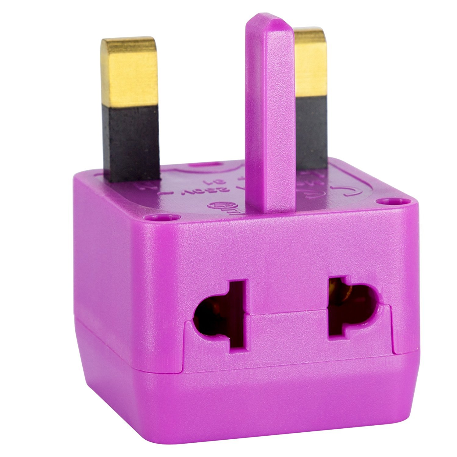 Yubi Power 2 in 1 Universal Travel Adapter with 2 Universal Outlets ...