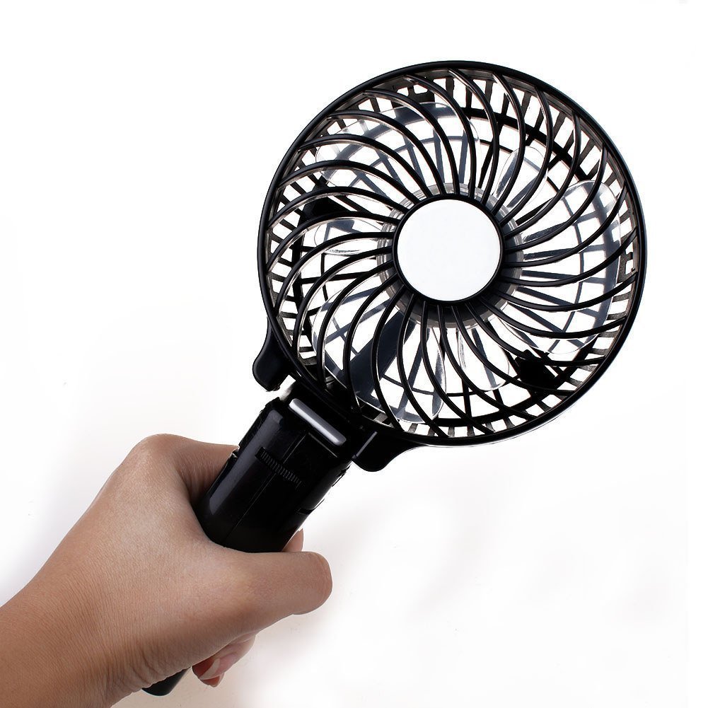 Mini Fan Battery Operated Hand Held Portable Usb Rechargeable Cool ...