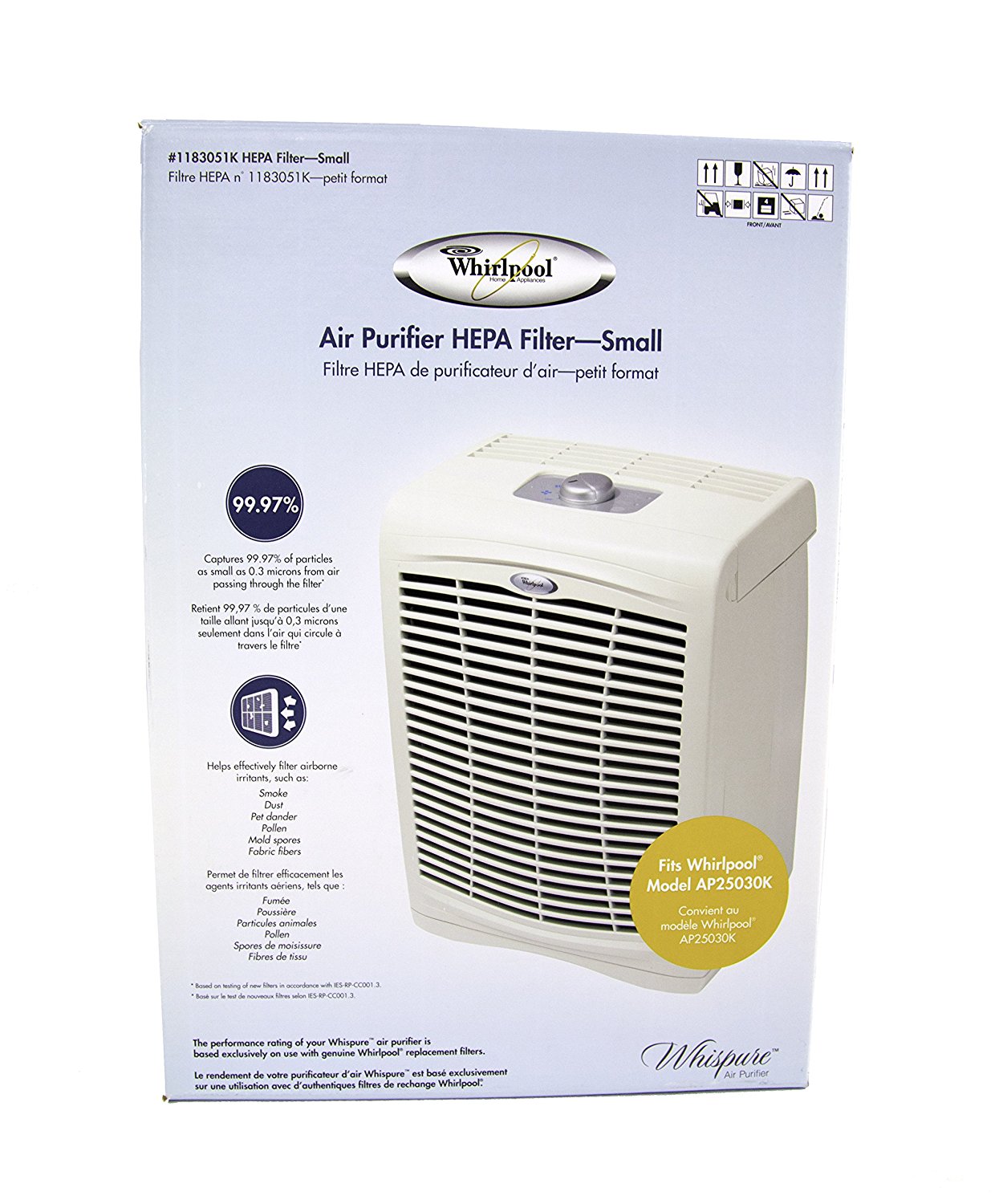 Whirlpool 1183051K Hepa Filter, Small N3 free image download