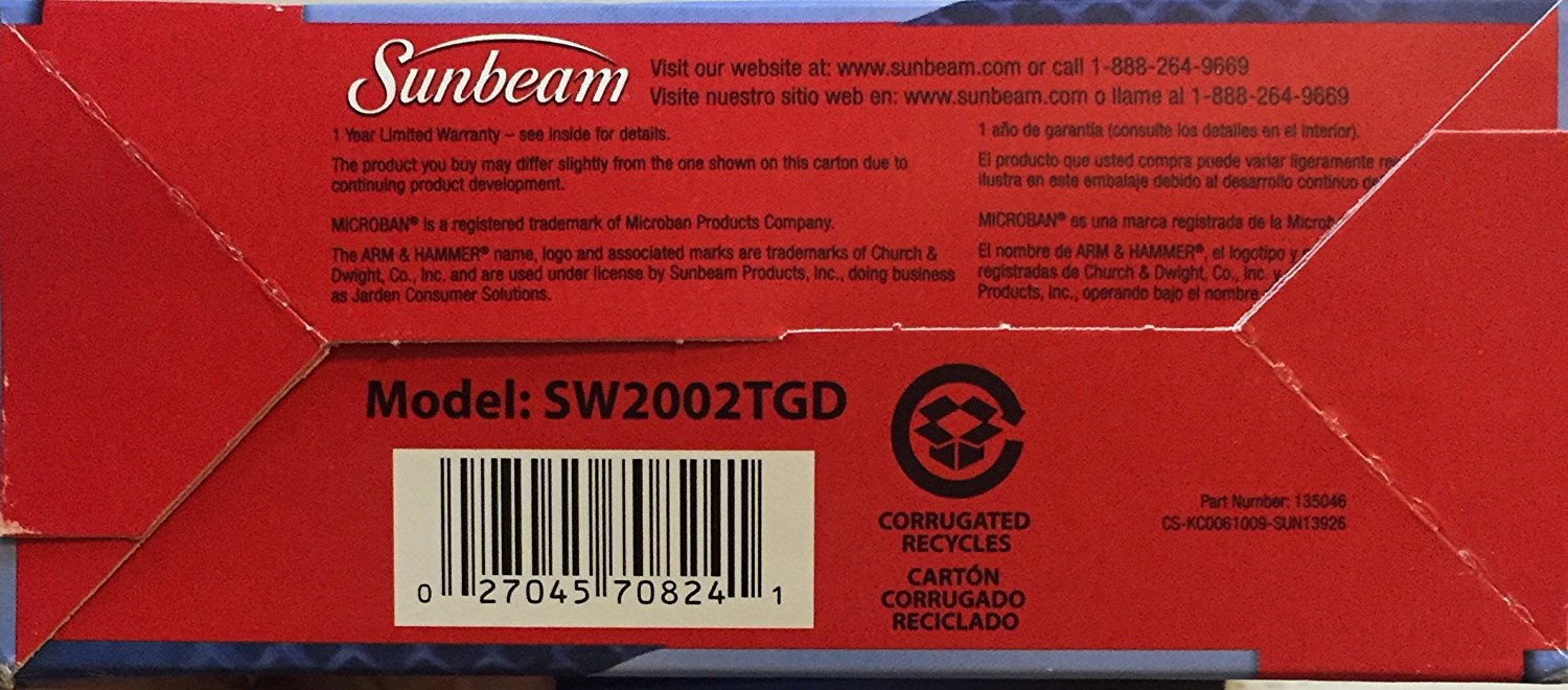 Sunbeam Cool Mist Humidifier Filter 2 Pack N4 free image download