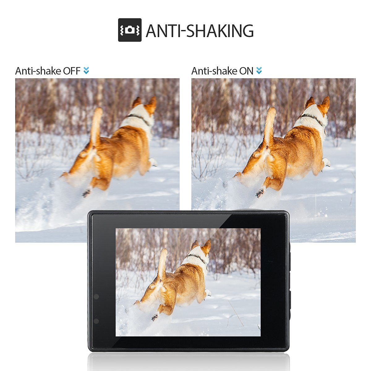 Vtin 2.0 Inch 1080P HD Waterproof Sports Action Camera DV Camcorder Kit ...