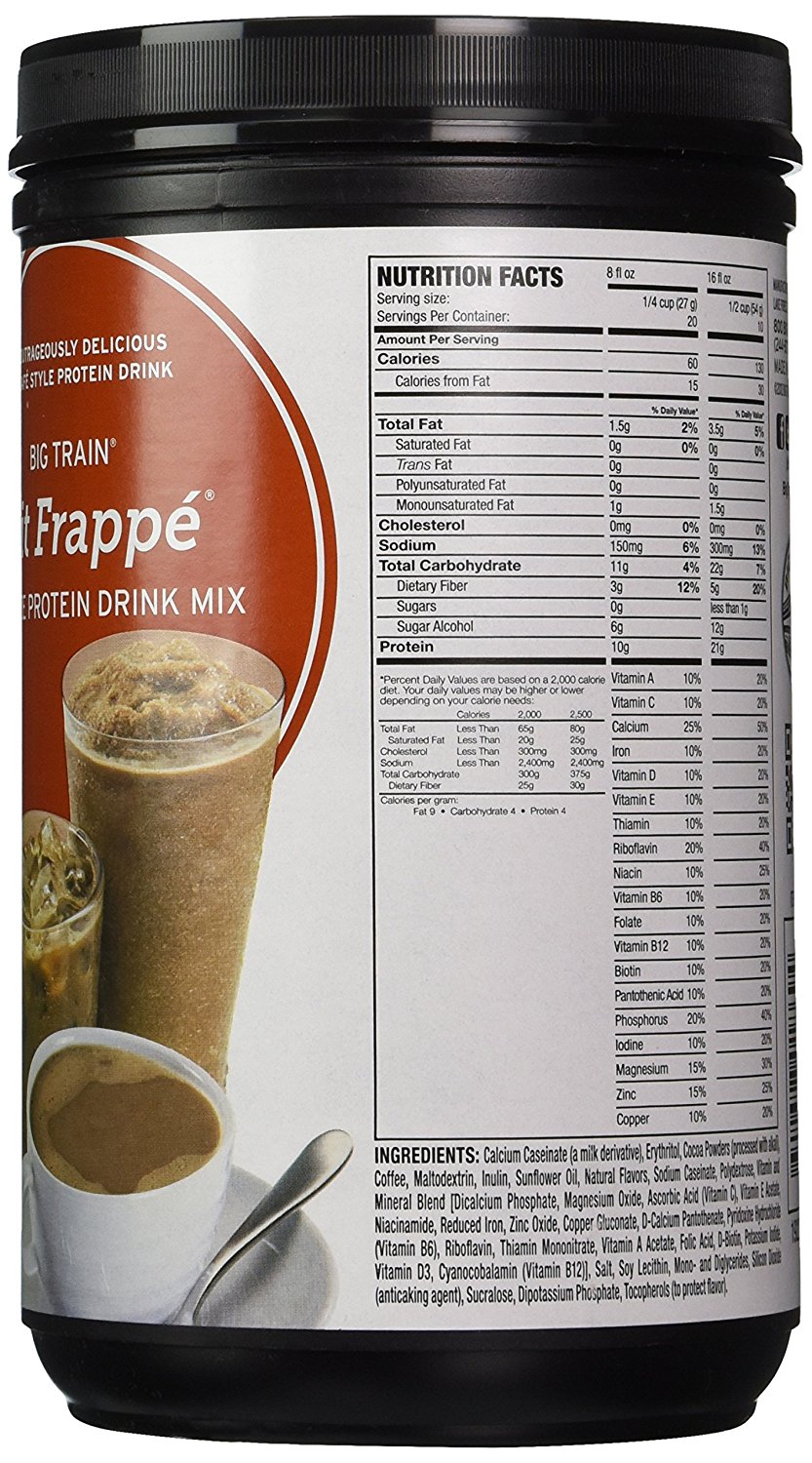 Fit Frappe Protein Drink Mix, Mocha, 19.1 Ounce N6 free image download