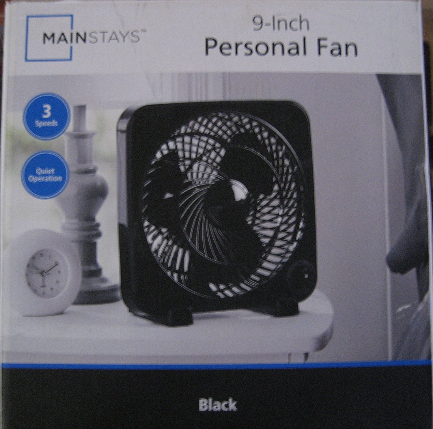 MAINSTAYS 9 inch personal fan Black N3 free image download