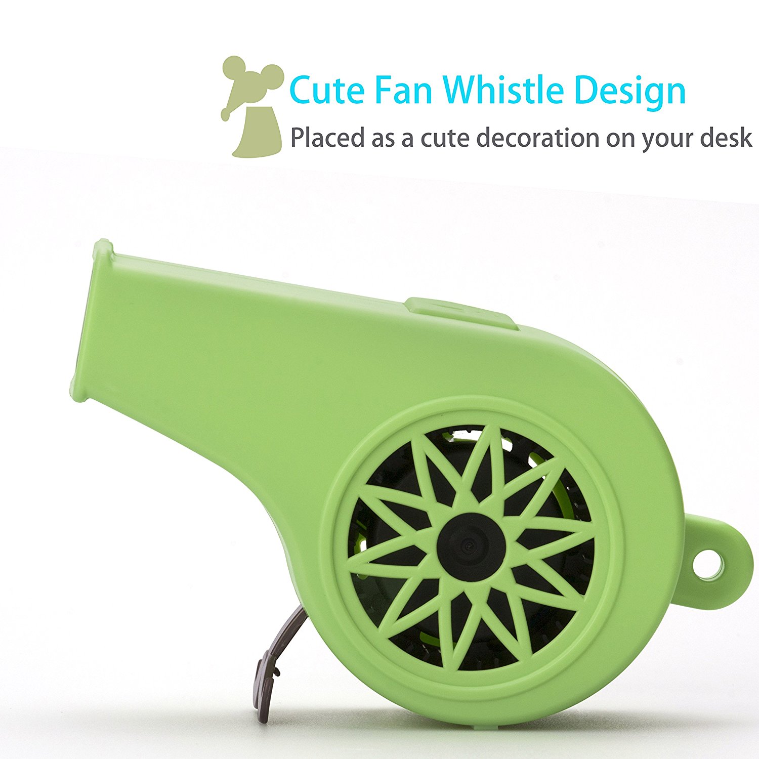Veesee Portable Mini USB Fan with Two Wind Speed for Home Office ...