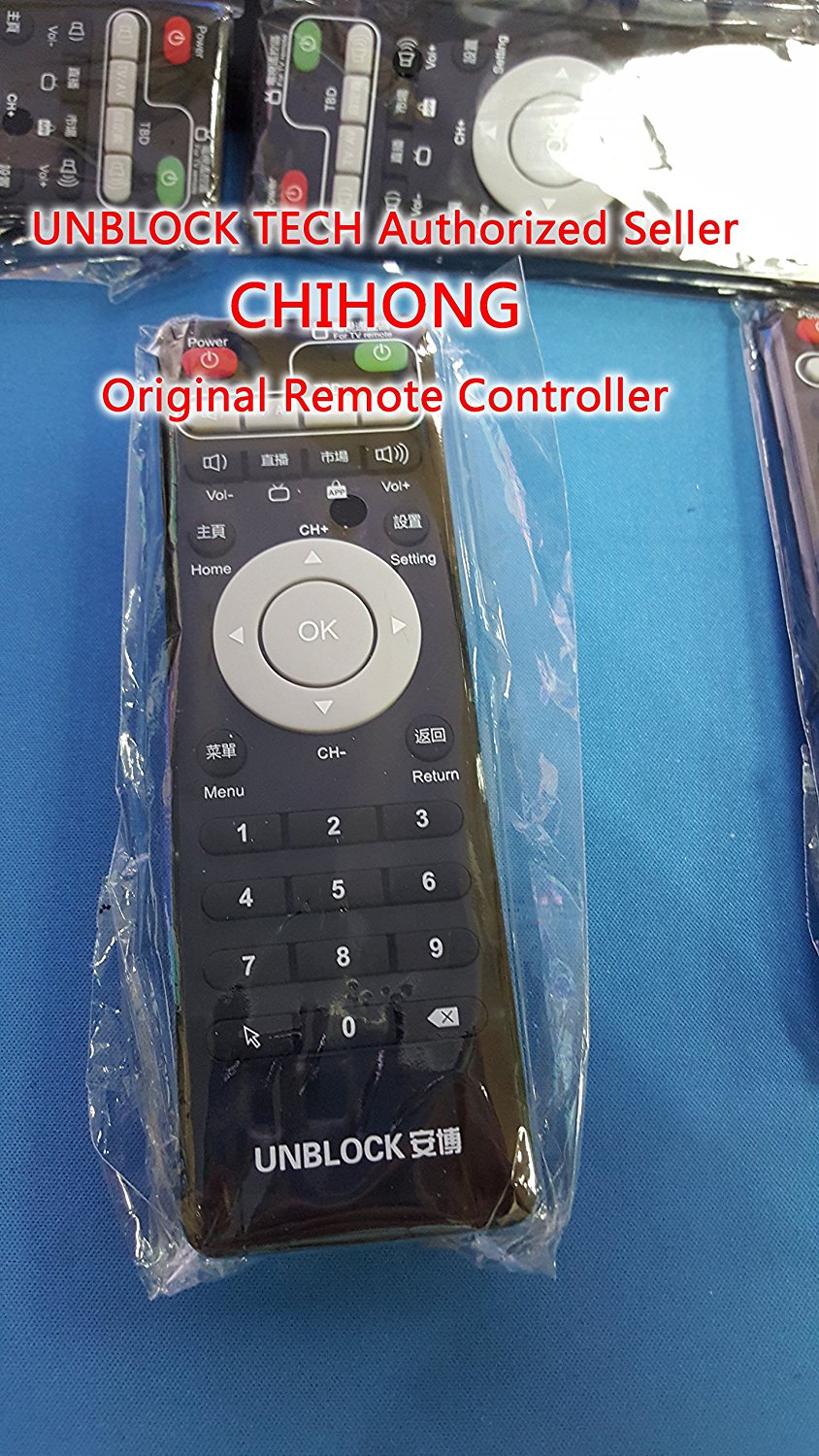 Unblock tech TVBOX original remote controller. support all UBOX models ...