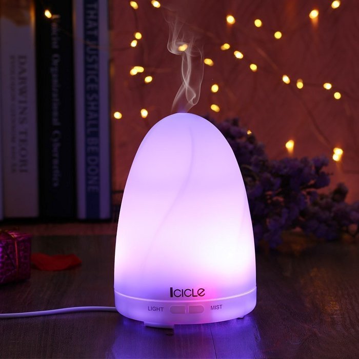 Icicle 100ml Aroma Essential Oil Diffuser, Ultrasonic Cool Mist ...