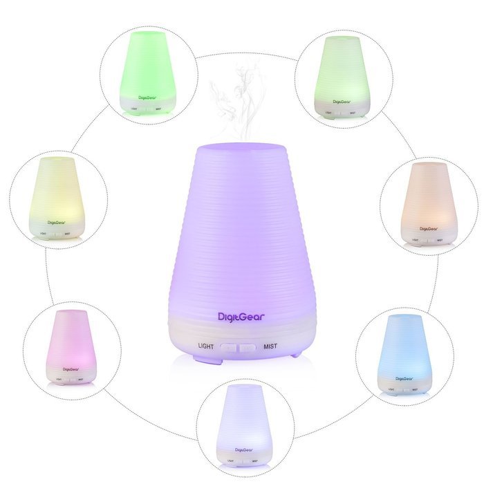 Essential Oil Diffuser 100ml Aroma Humidifier With 7 Color Led Lights