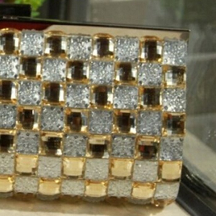 Spritech(TM) Women's Luxury Bling Hard Leather Clutch Purse Shoulder ...