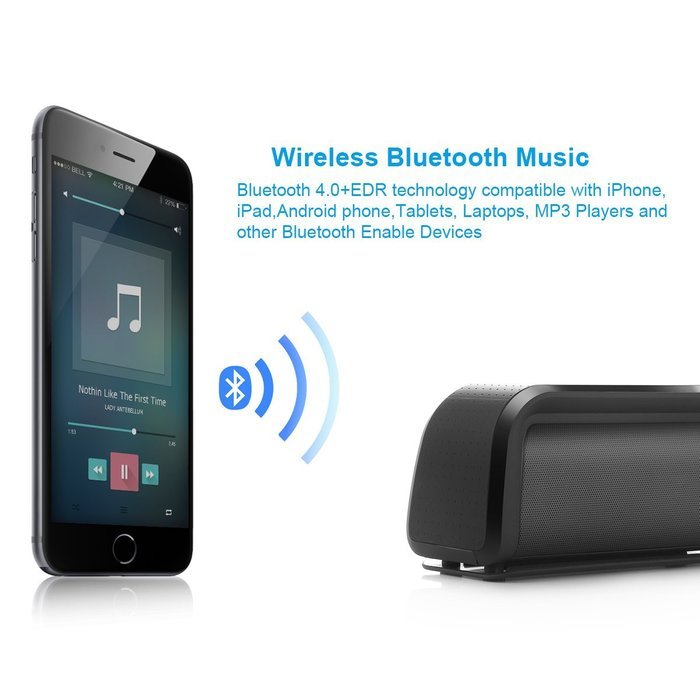 Poweradd Bluetooth Speaker Portable Wireless Speaker with Touch Control ...