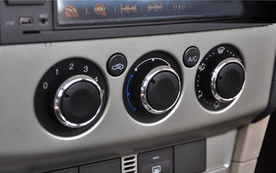 Yosa 3pcs/set Car Air Conditioning knob Installation heat control ...