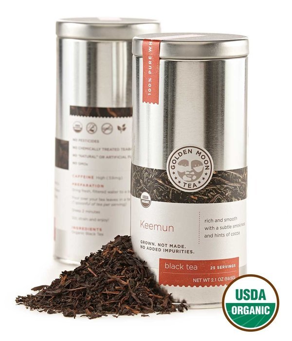 Golden Moon Tea - Madagascar Vanilla Tea - Organic - Loose Leaf - Non ...