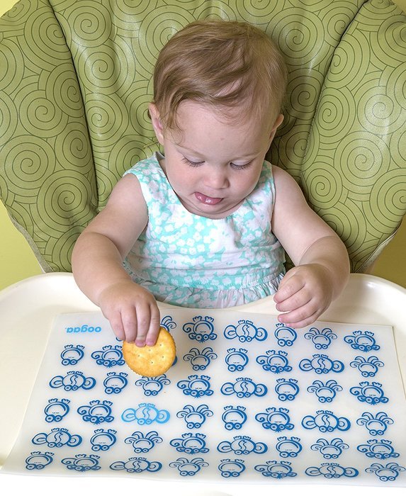 Oogaa Silicone Placemat, Blue N16 free image download