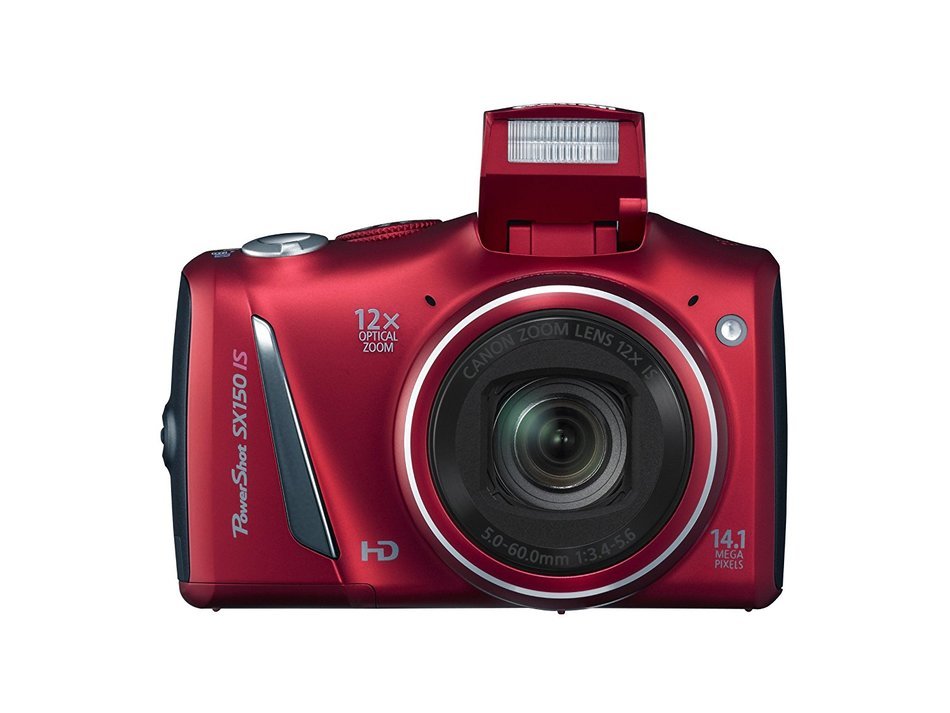 Canon PowerShot SX150 IS 14.1 MP Digital Camera with 12x Wide-Angle ...
