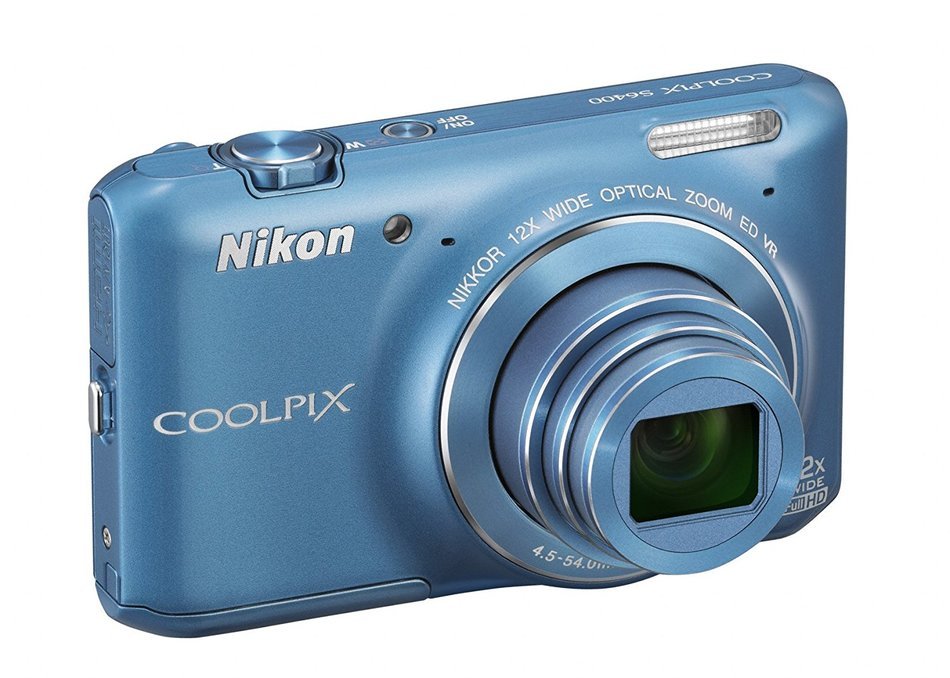 Nikon COOLPIX S6400 16 MP Digital Camera with 12x Optical Zoom and 3 ...