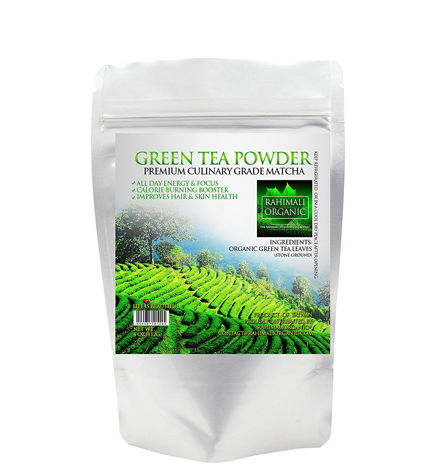 Rahimaliorganic® Premium Culinary Grade Organic Matcha, Green Tea ...