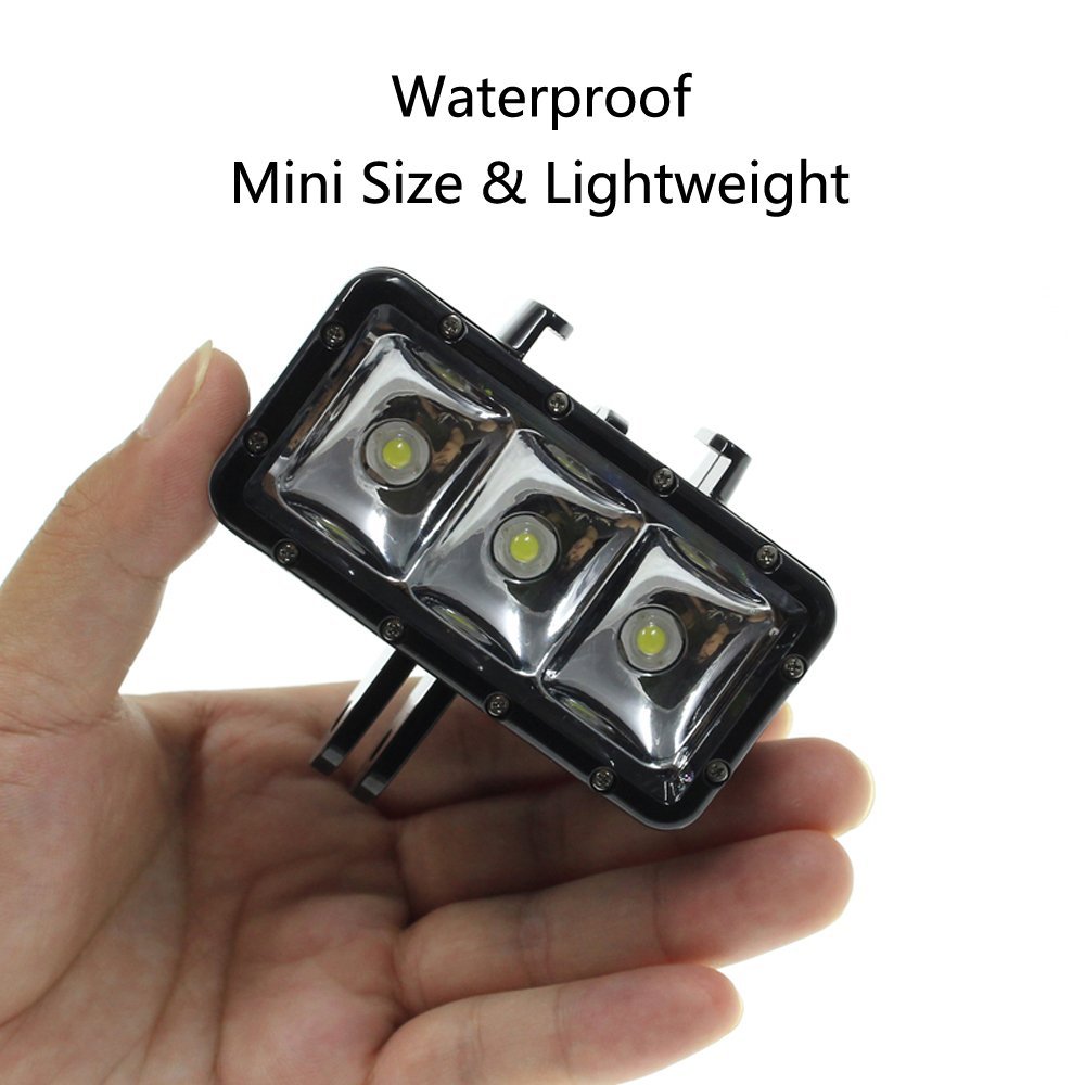 SHOOT Waterproof Underwater Diving Light LED Video Night Light ...