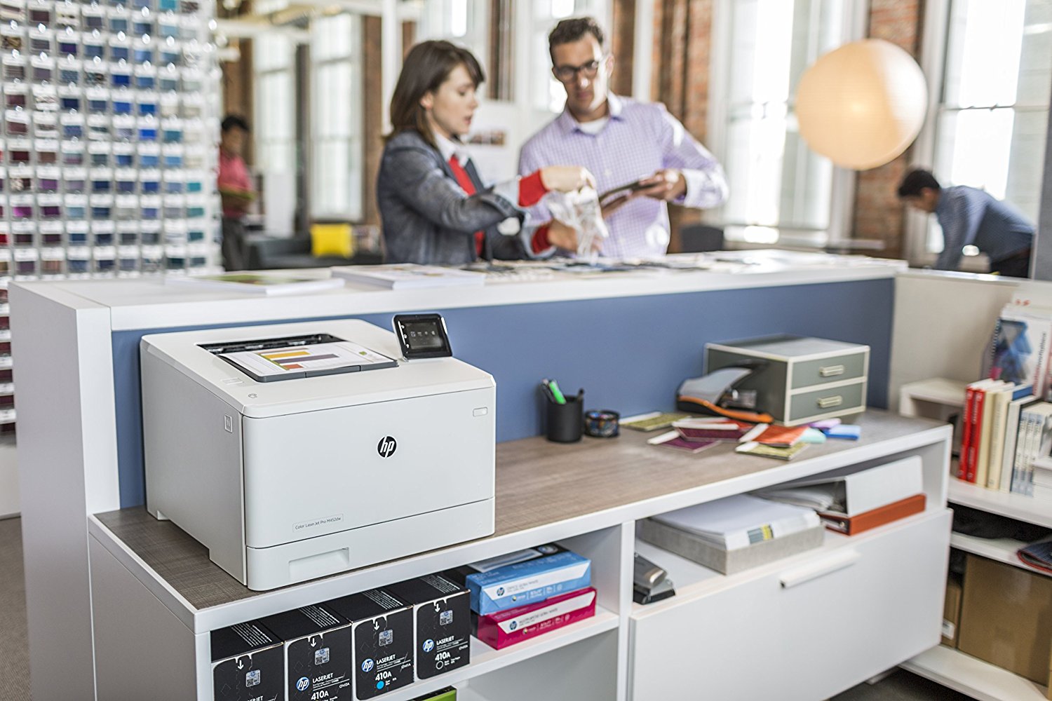 HP Laserjet Pro M452dw Wireless Color Printer, (CF394A) free image download